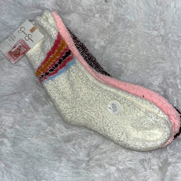 Jessica Simpson | Accessories | 3pc Jessica Simpson Fuzzy Socks | Poshmark